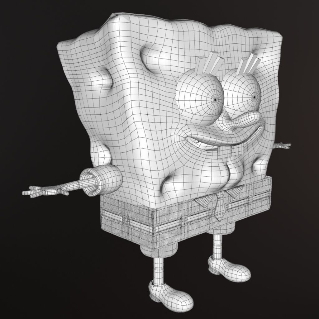SPONGEBOB FAN ART 3D model | CGTrader
