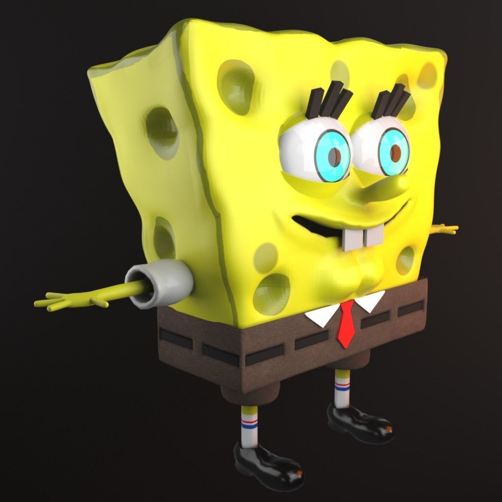 SPONGEBOB FAN ART 3D model | CGTrader