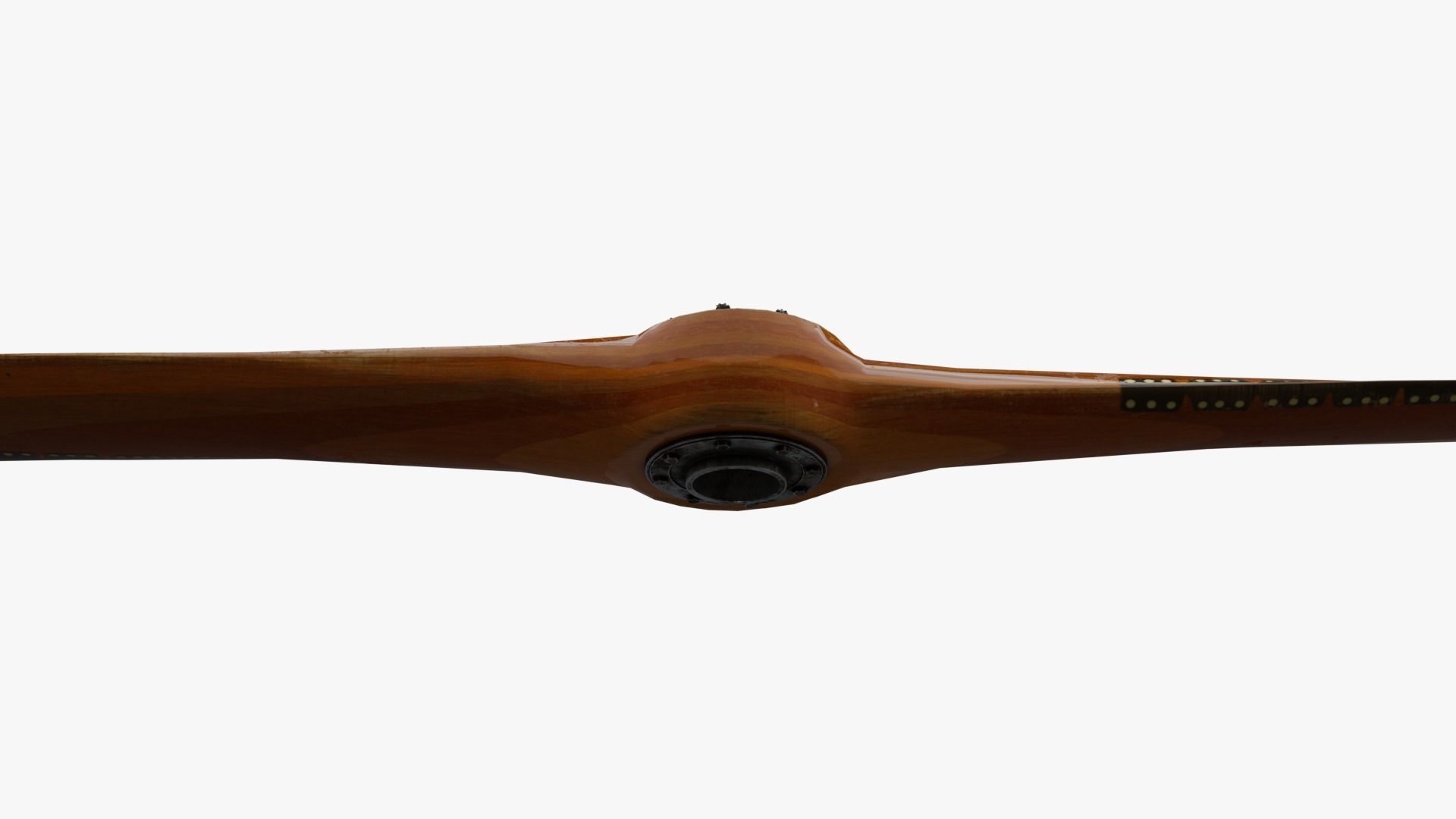 Vintage aircraft wooden propeller with hub 3D model | CGTrader