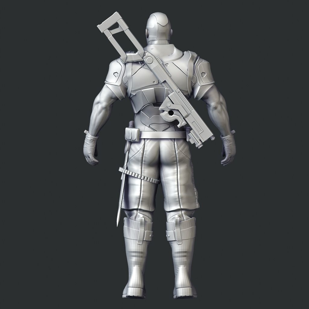 Futuristic Soldier Concept 3d Model 3D model 3D printable | CGTrader