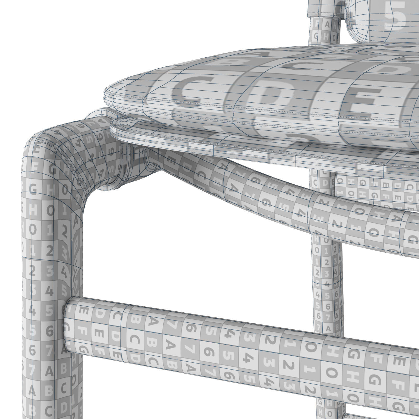 Exteta Levante stool 3D model | CGTrader