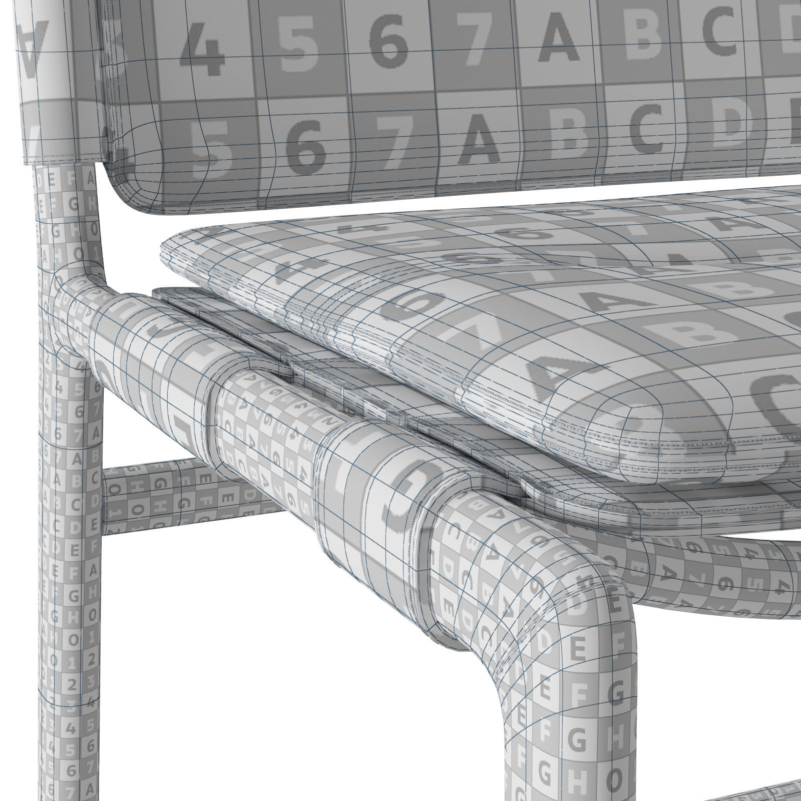 Exteta Levante stool 3D model | CGTrader