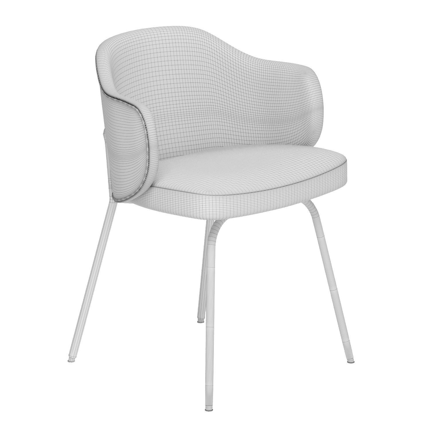 Yunia armchair 3D model | CGTrader