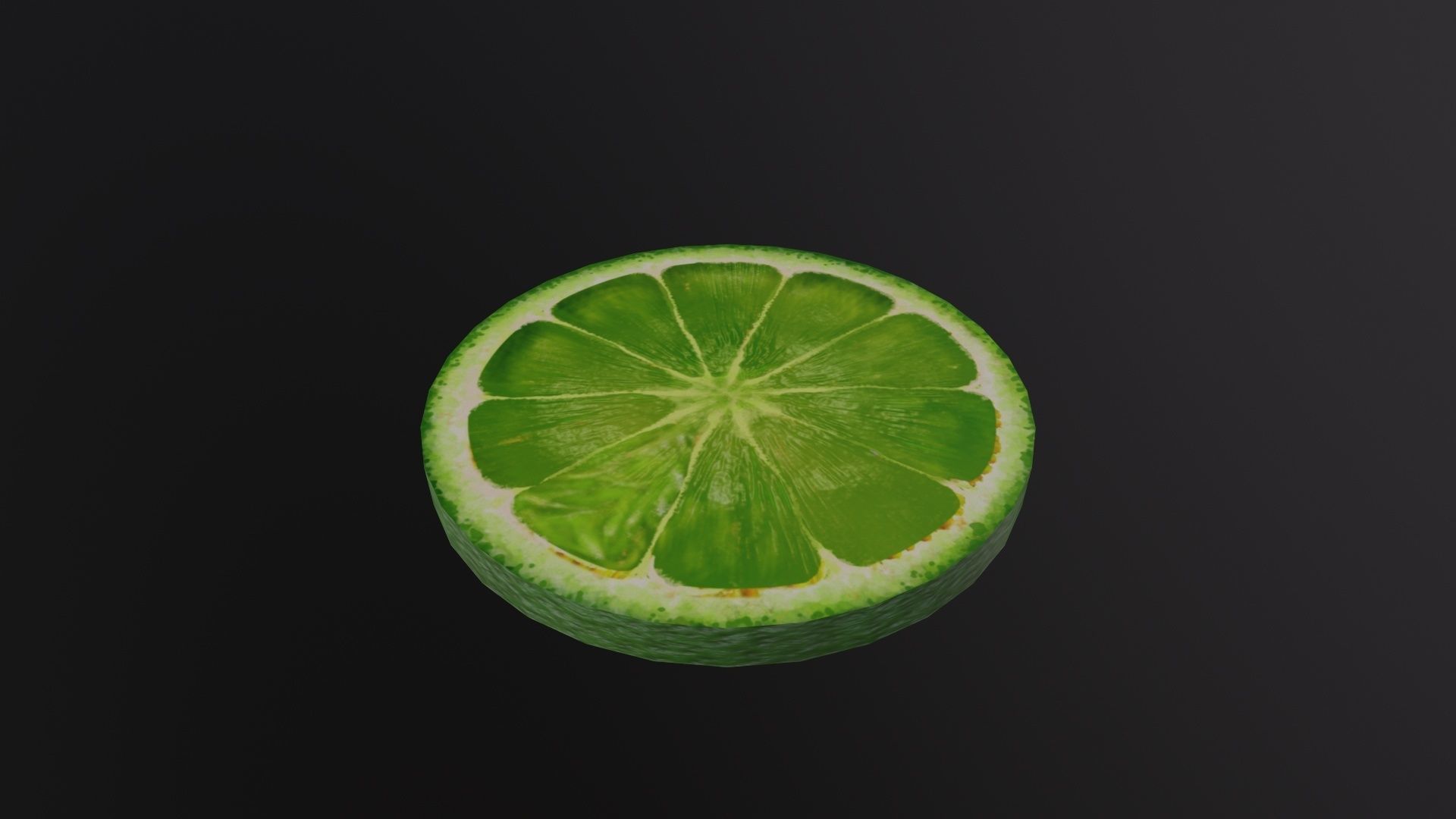 3D model A Slice of Lime 3D Model VR / AR / low-poly | CGTrader