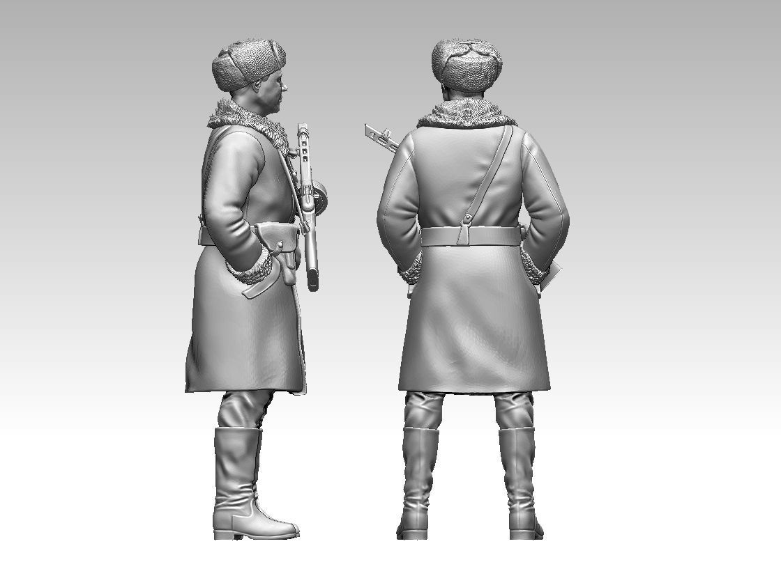 russian soldier 3D model 3D printable | CGTrader