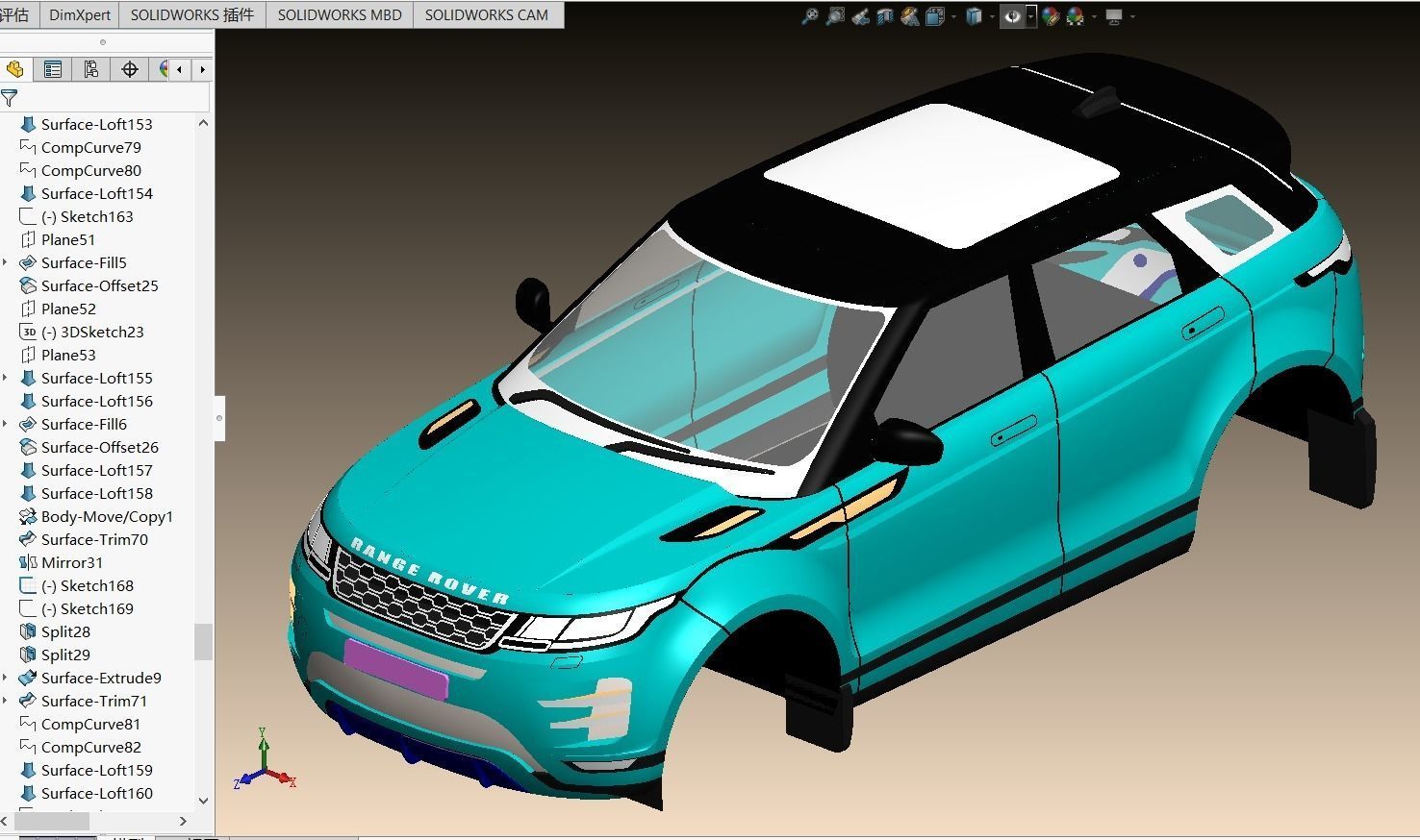 Range rover Car 3D model | CGTrader