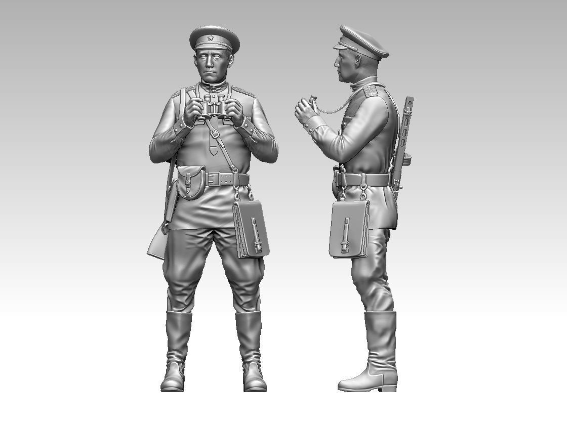 russian soldier 3D model 3D printable | CGTrader
