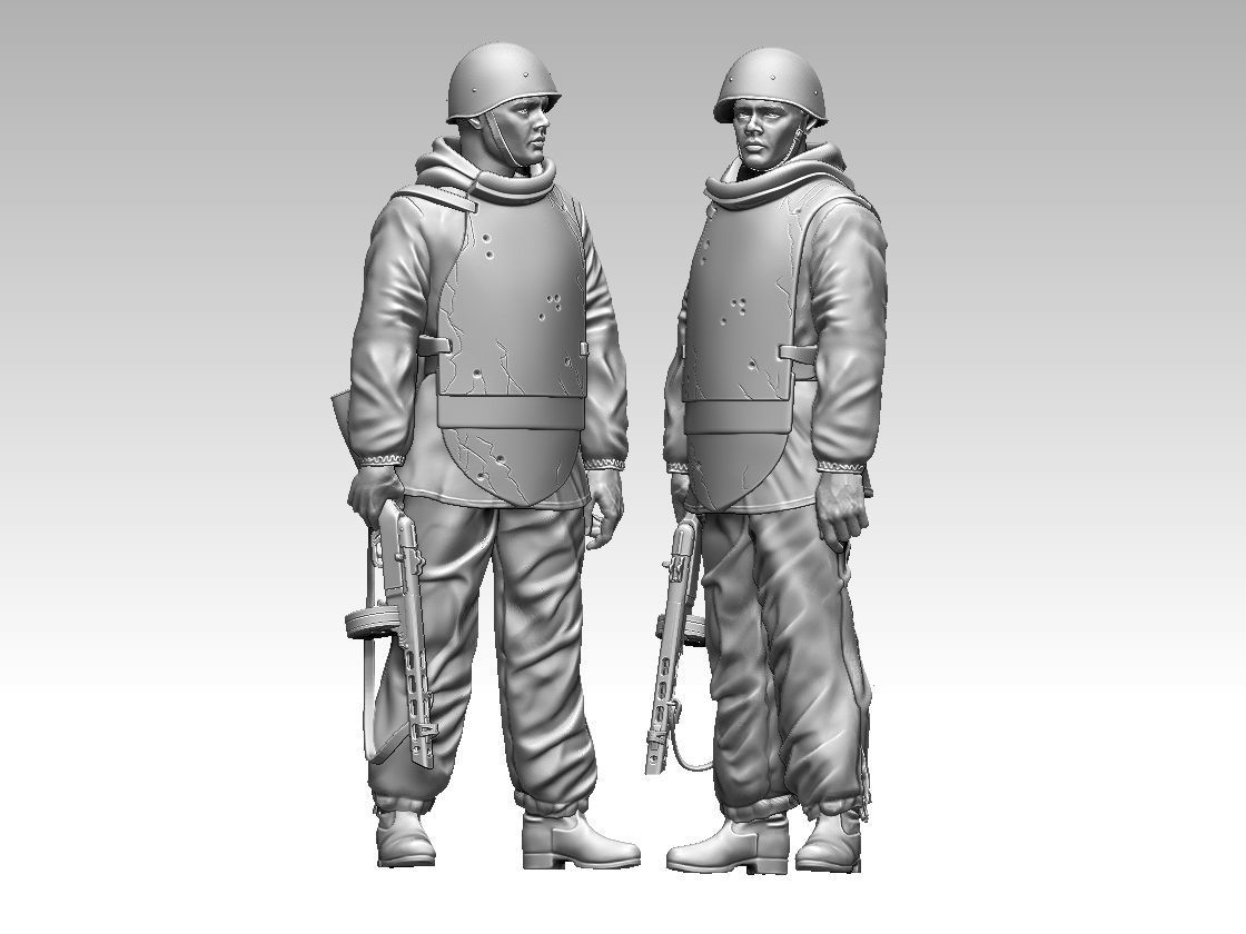 RUSSIAN SOLDIER 3D model 3D printable | CGTrader