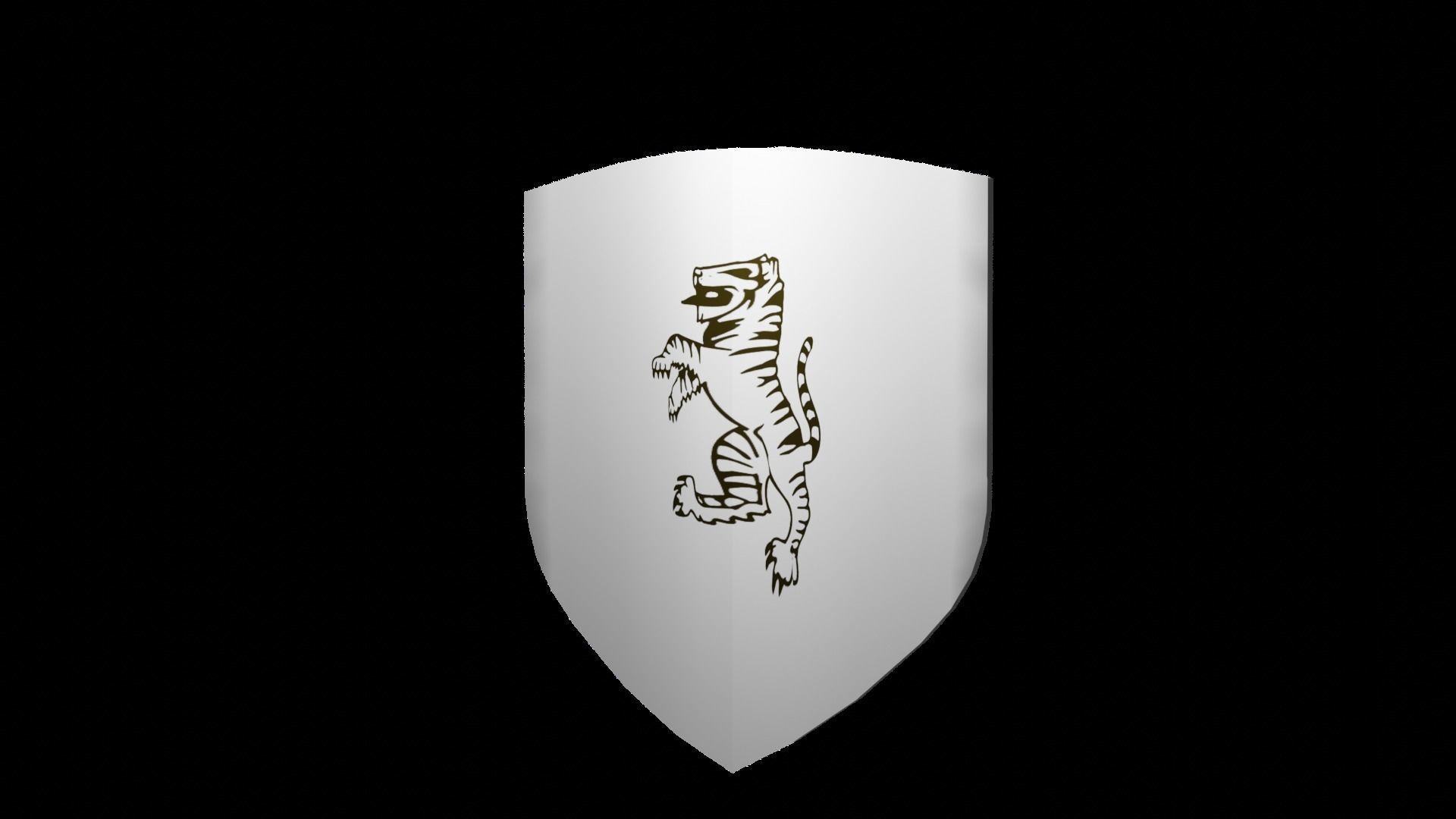 Tiger Shield free 3D model | CGTrader