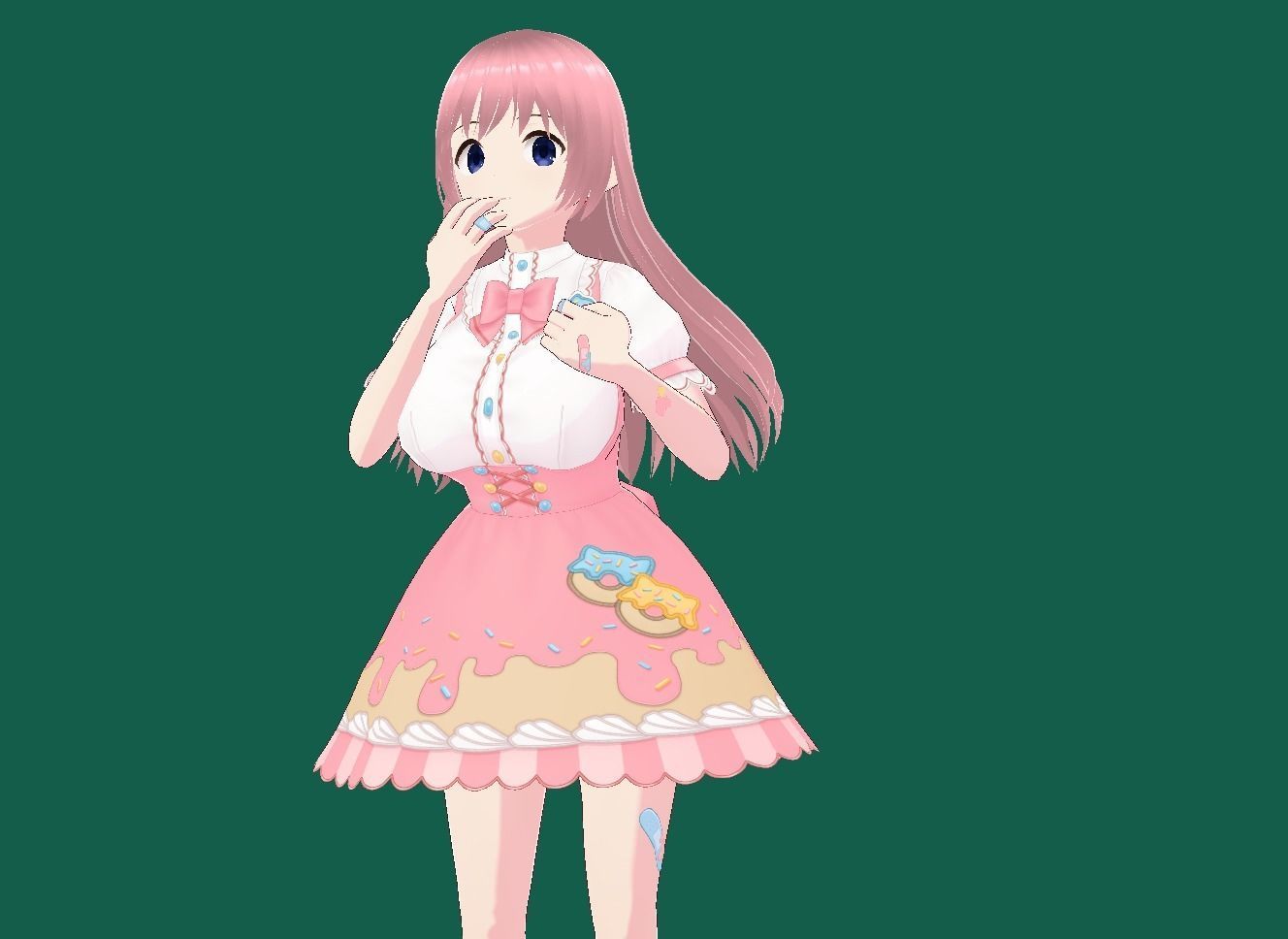 3D model Bocchi the Rock Adult VRChat Avatar 3D model VR / AR / low ...