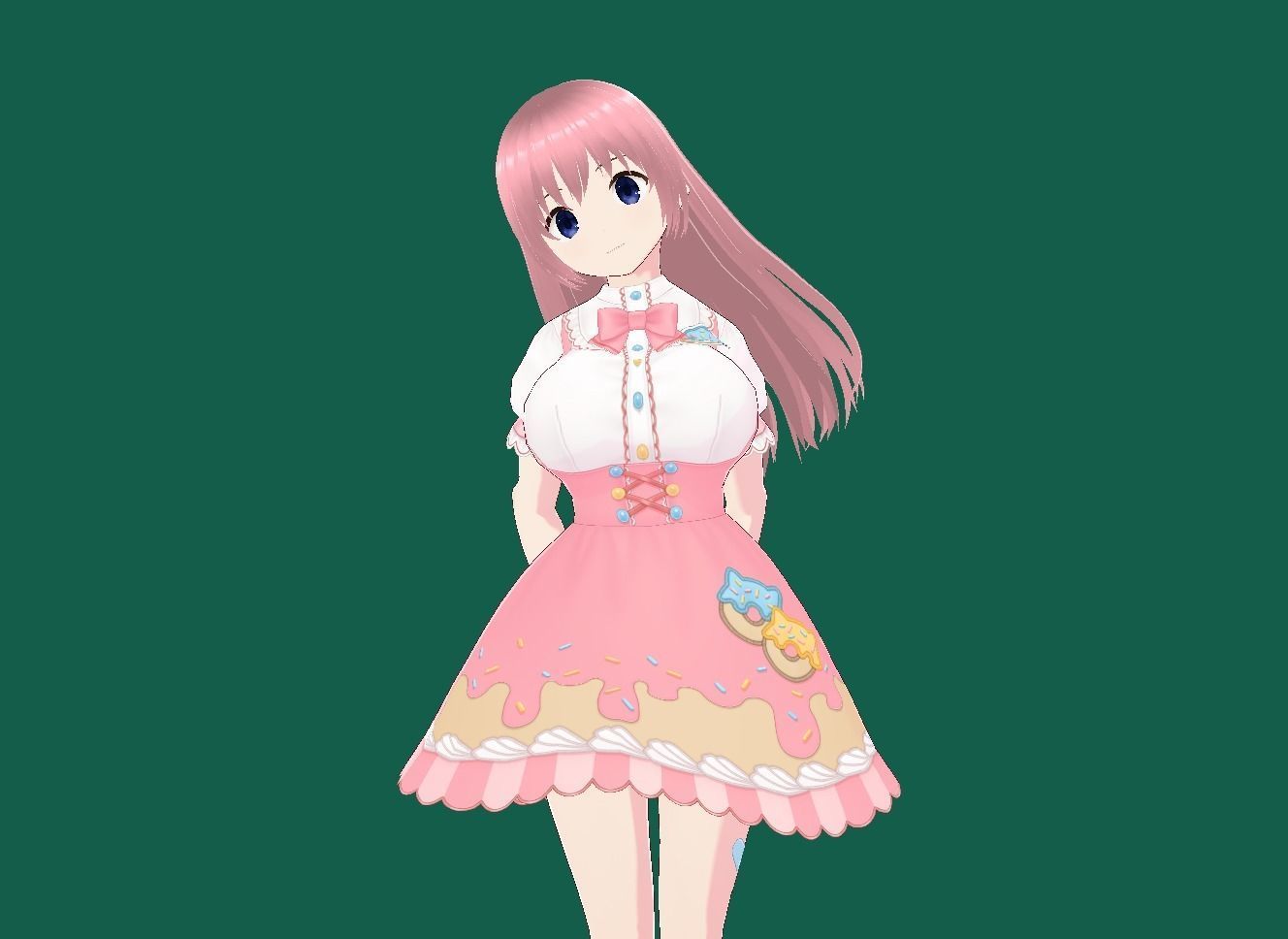3D model Bocchi the Rock Adult VRChat Avatar 3D model VR / AR / low ...