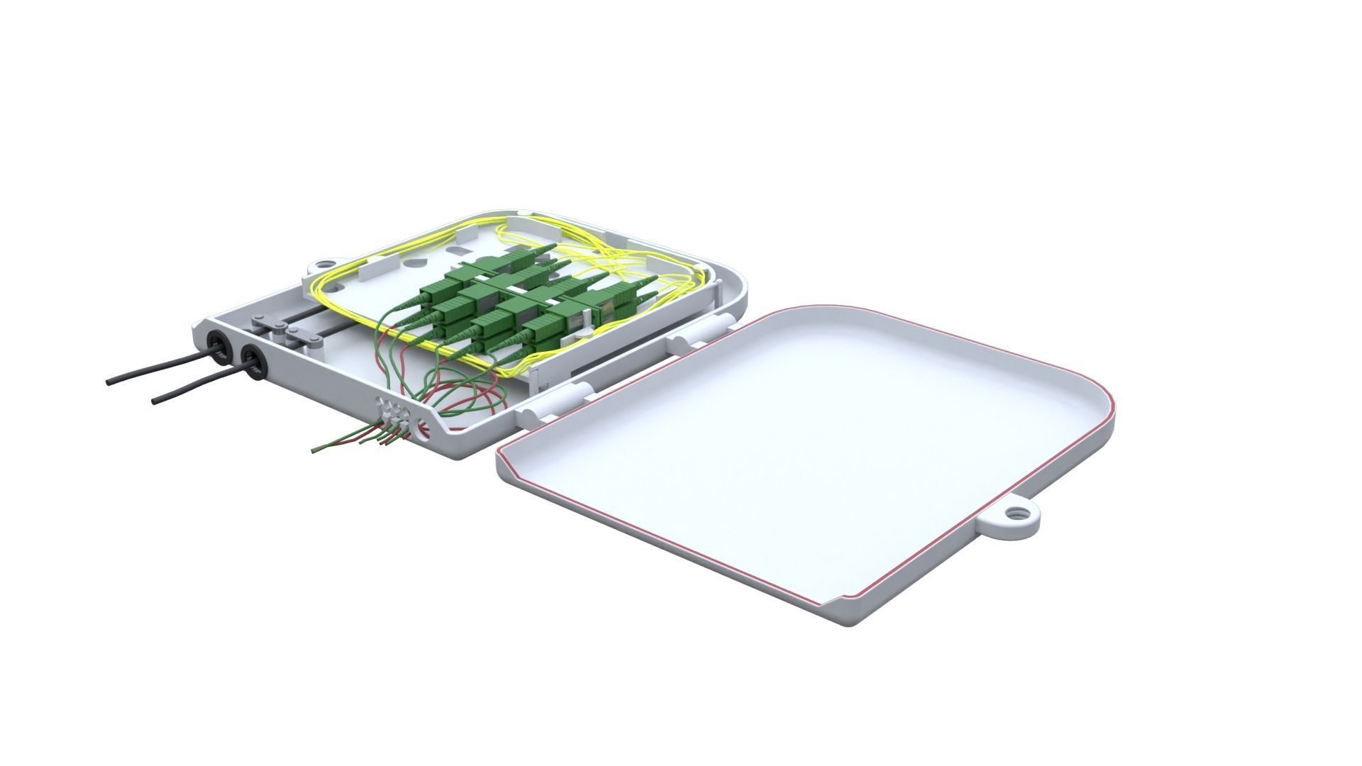 Fiber optic box 3D model | CGTrader