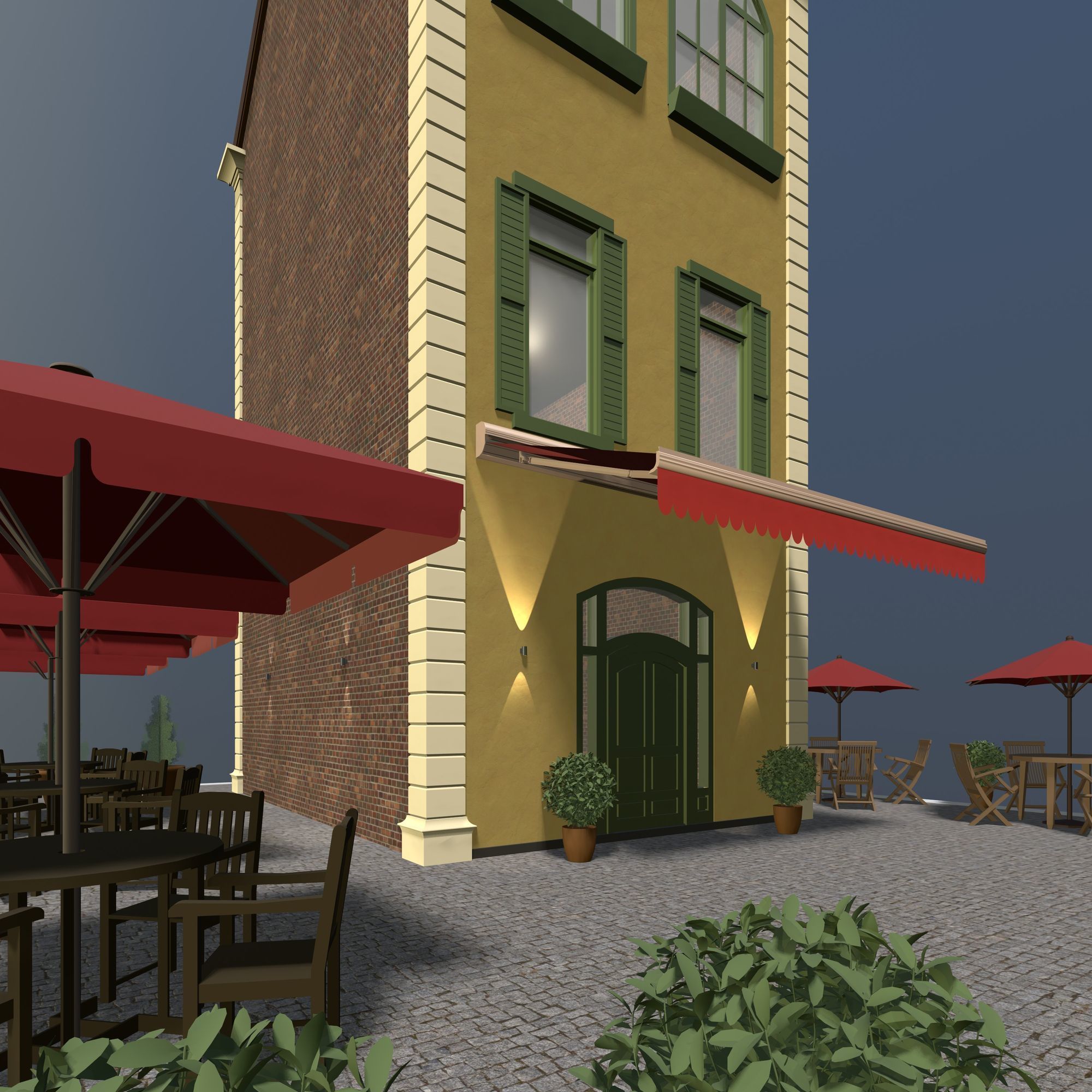 Retro cafe 2023-0006 3D model | CGTrader