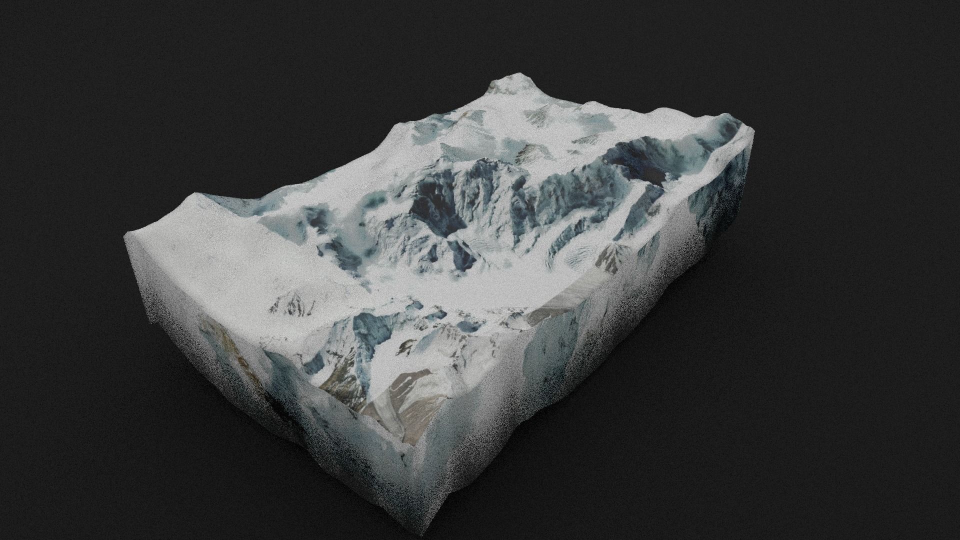 3D model Teram Kangri VR / AR / low-poly | CGTrader