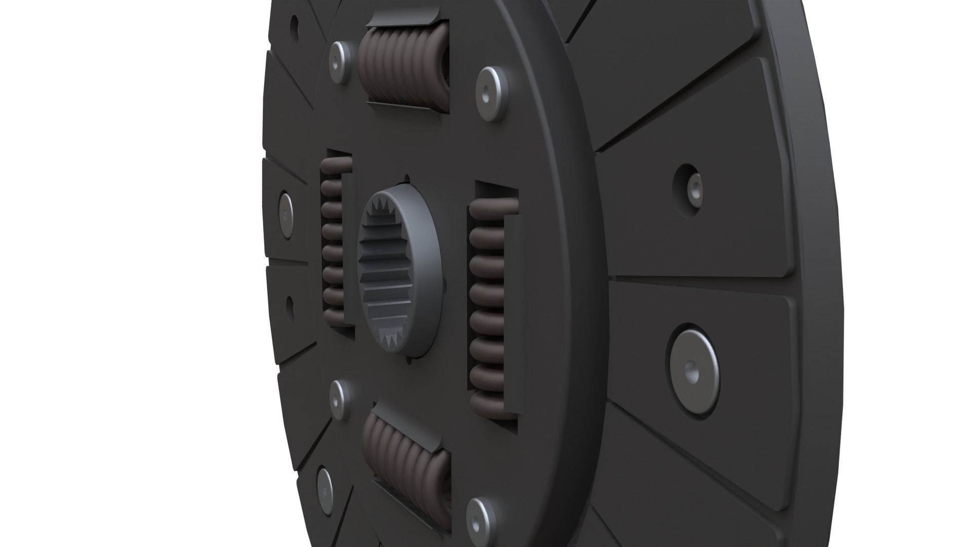 Clutch disc 3D model | CGTrader