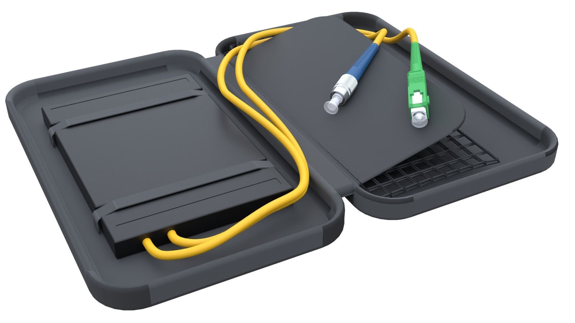 Single-mode Launch Cable 3D model | CGTrader