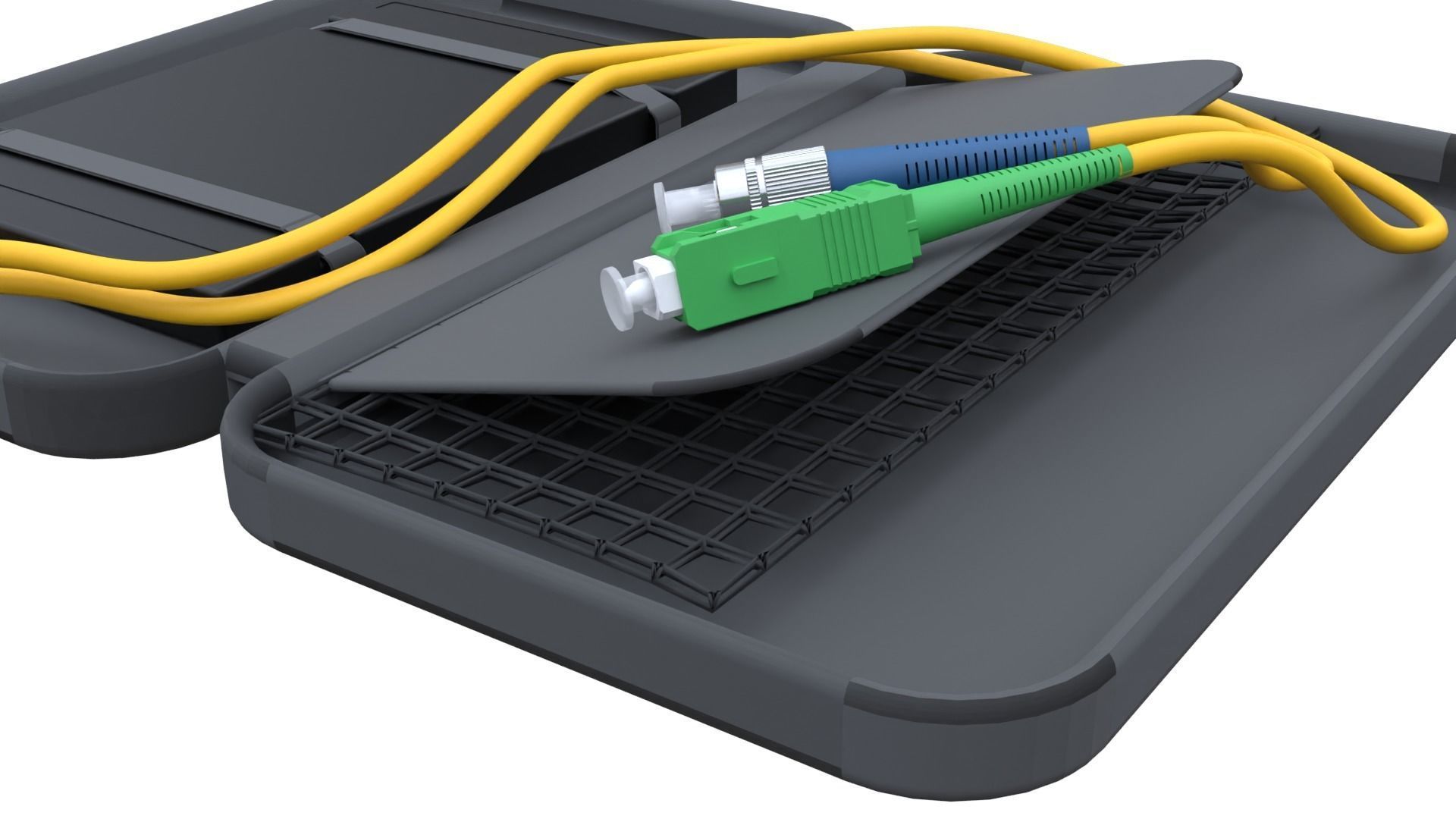 Single-mode Launch Cable 3D model | CGTrader