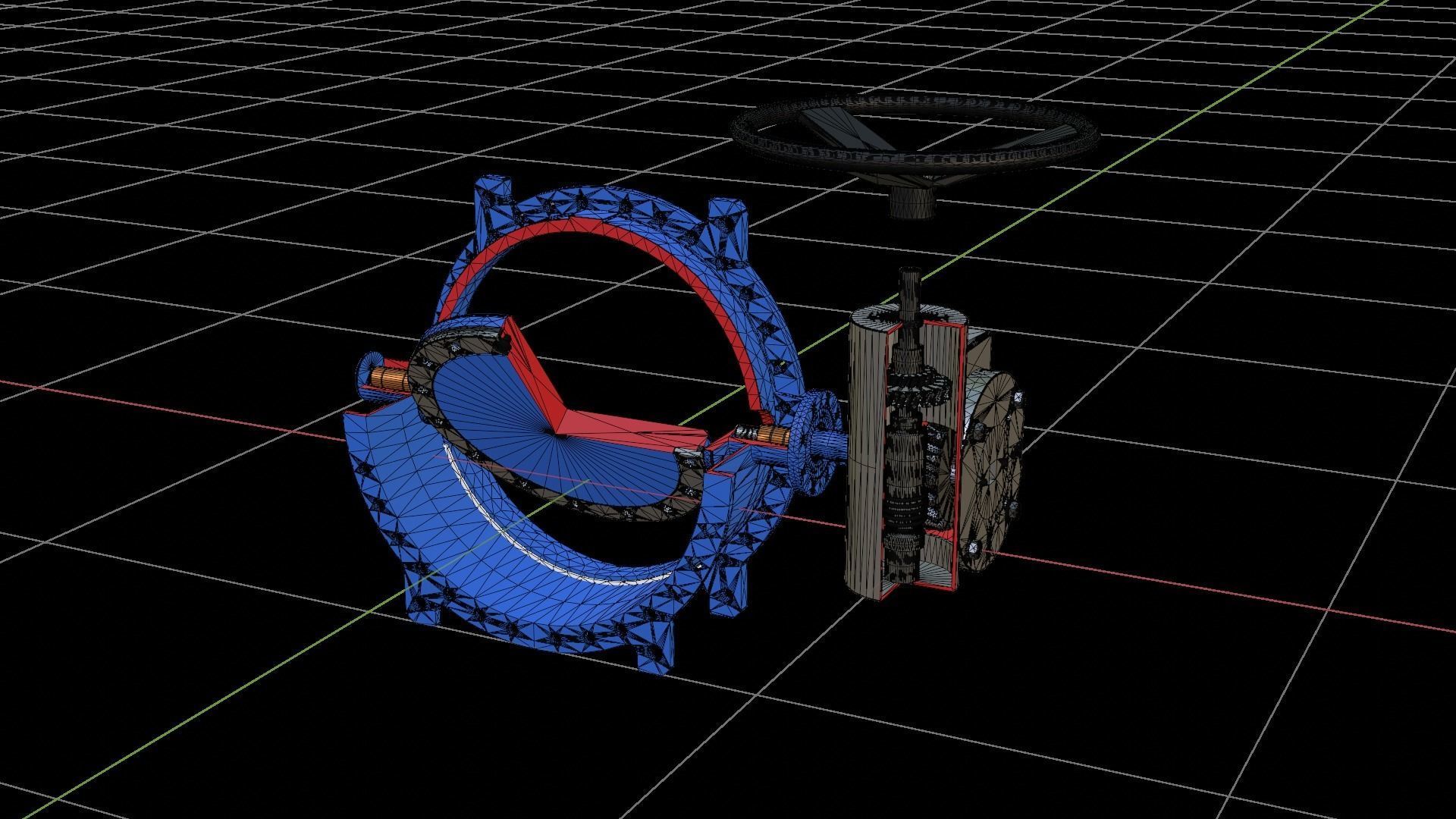 Butterfly valves 3D model | CGTrader