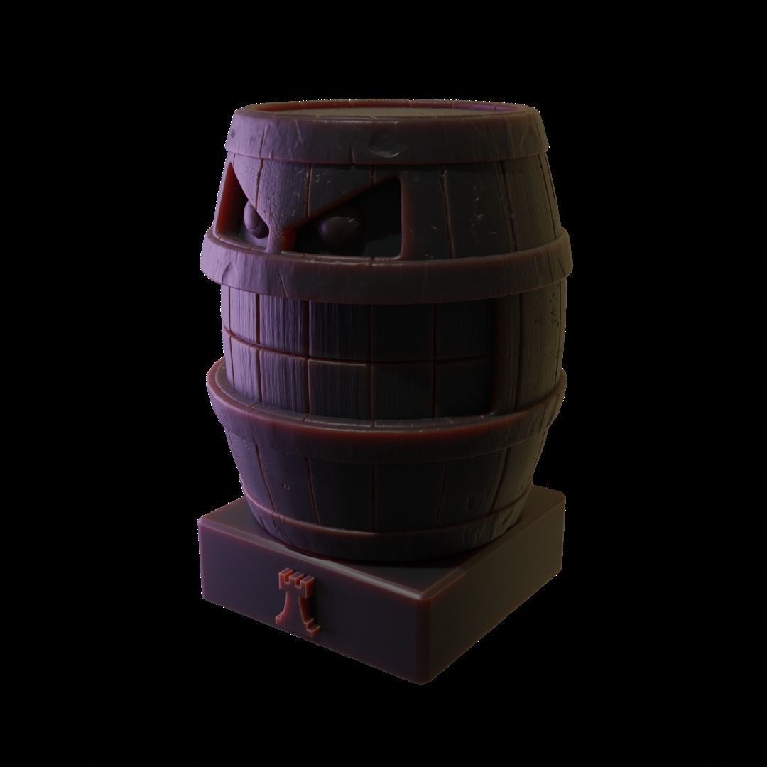 Belcha - Donkey Kong Country 3 Chess Pack 3D model 3D printable | CGTrader