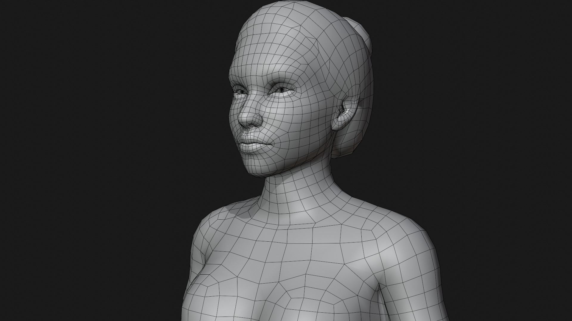 3D model Low Poly 3D Female Model VR / AR / low-poly | CGTrader