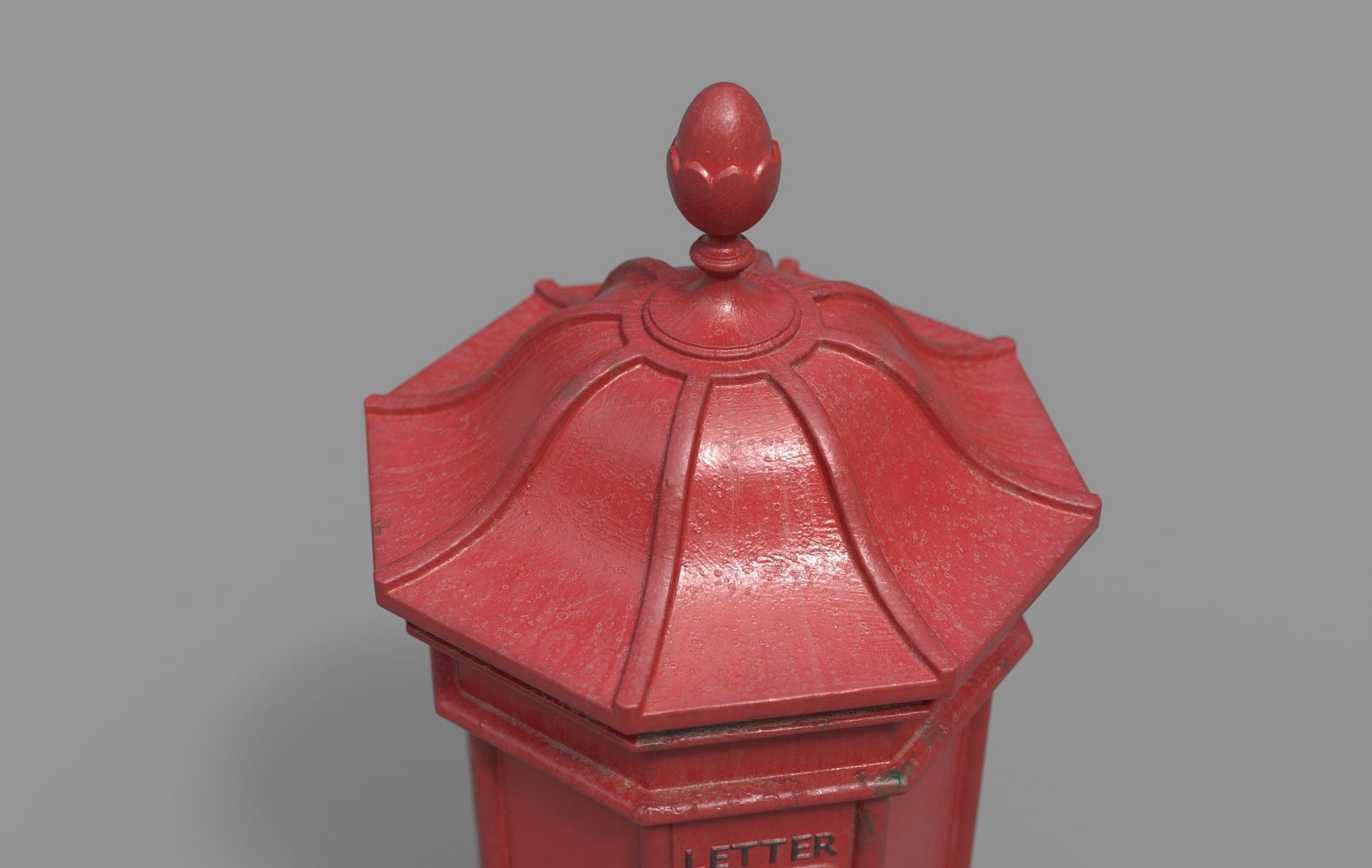 Victorian Post Box 3D model | CGTrader