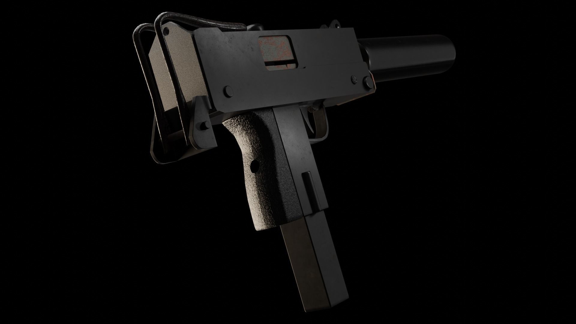 Mac 10 - Model and Textures high-poly 3D model 3D model | CGTrader
