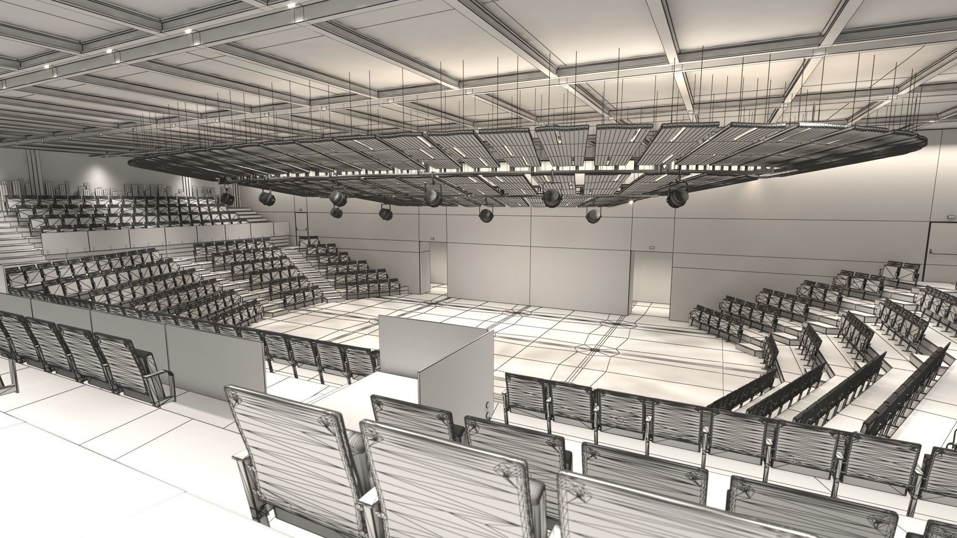Theater or Concert Hall 3D model | CGTrader