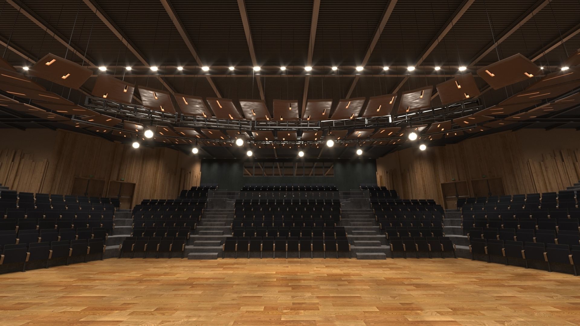 Theater or Concert Hall 3D model | CGTrader