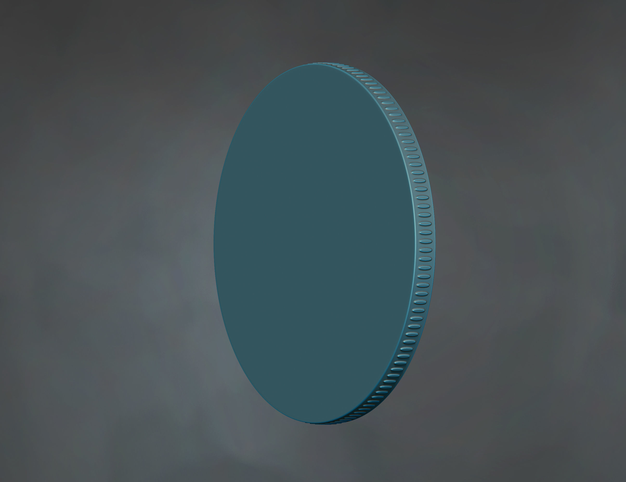 scary bull dog 3D coin 3D model 3D printable | CGTrader