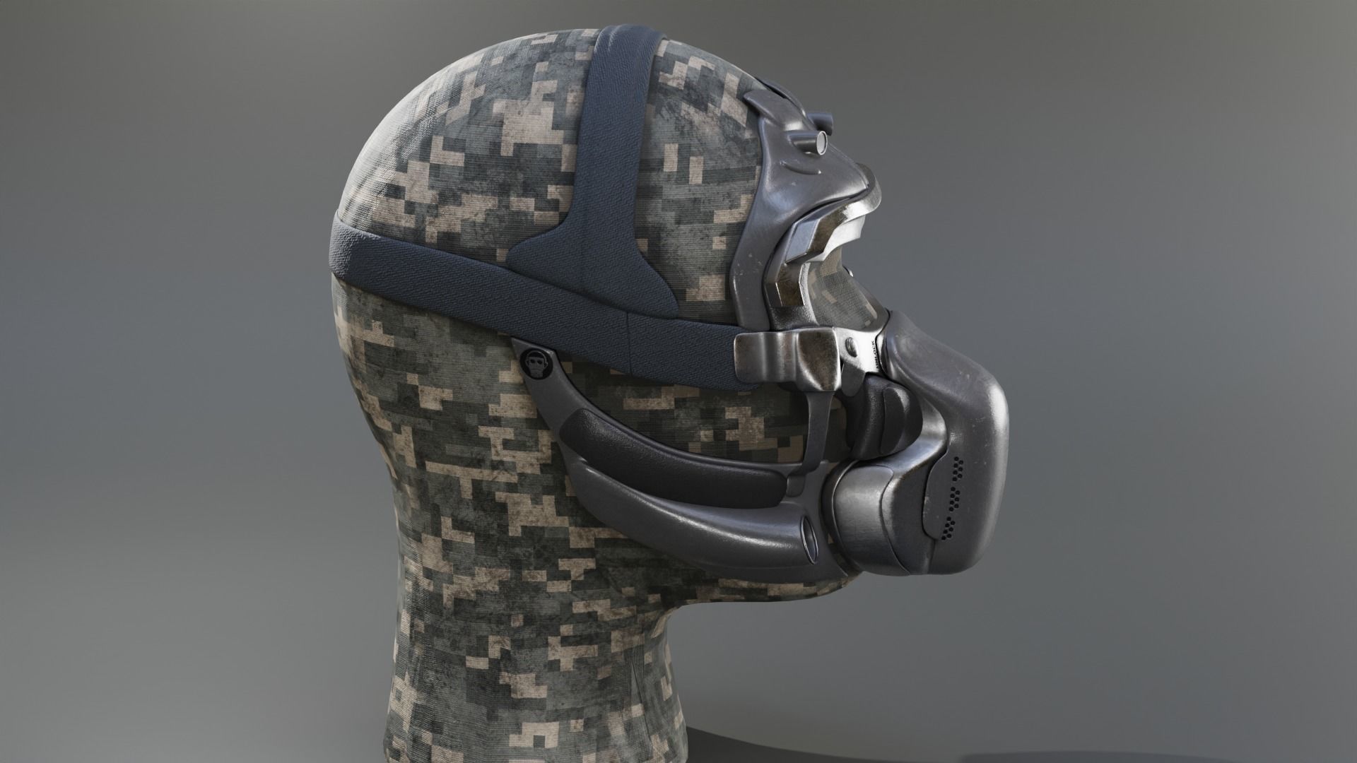 Pilot Mask Sci Fi 3D model | CGTrader