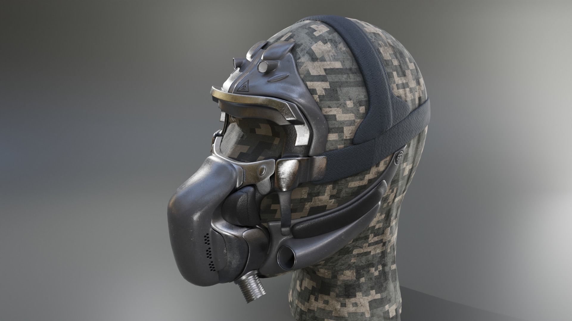 Pilot Mask Sci Fi 3D model | CGTrader