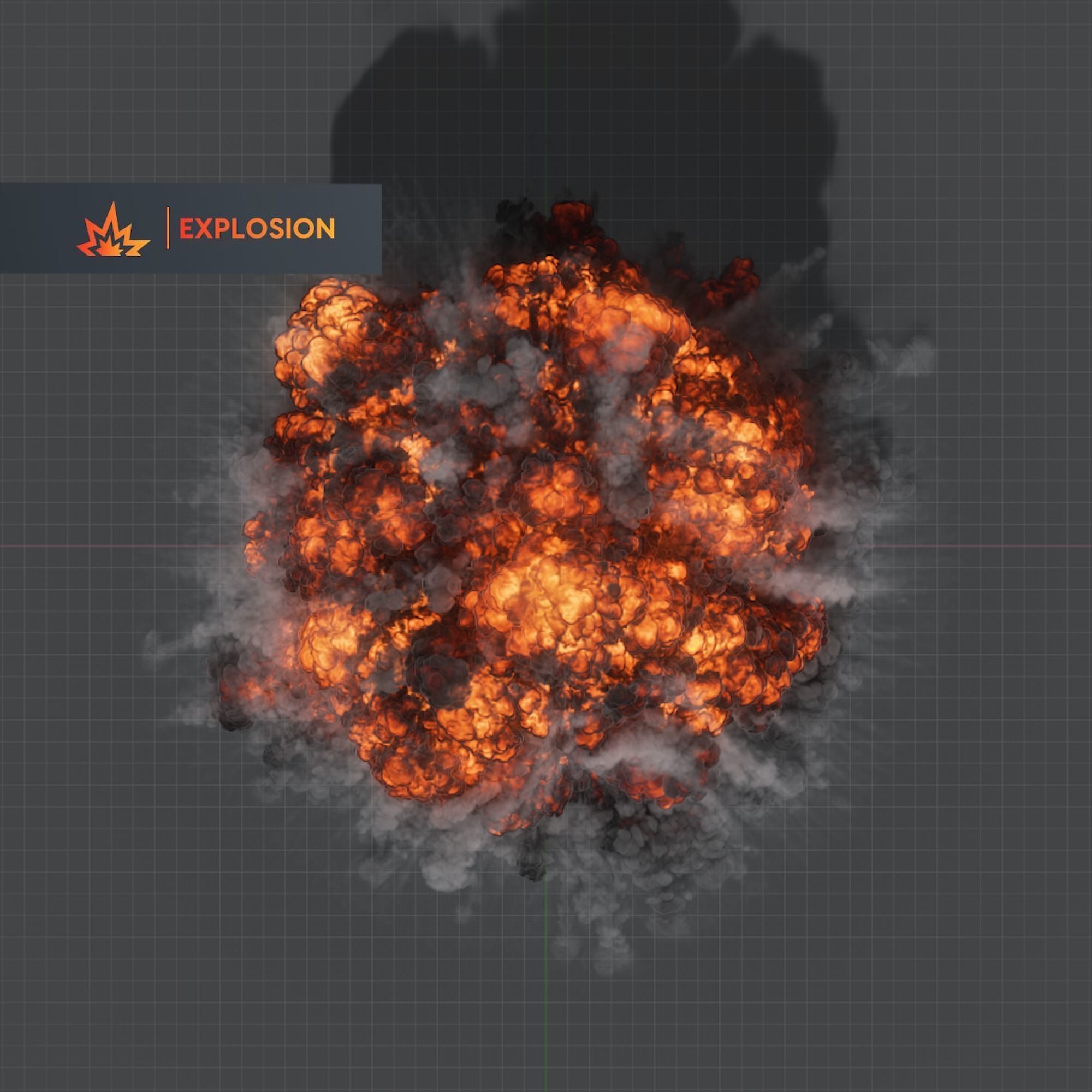 Gasoline Explosion 3D model 3D model animated | CGTrader