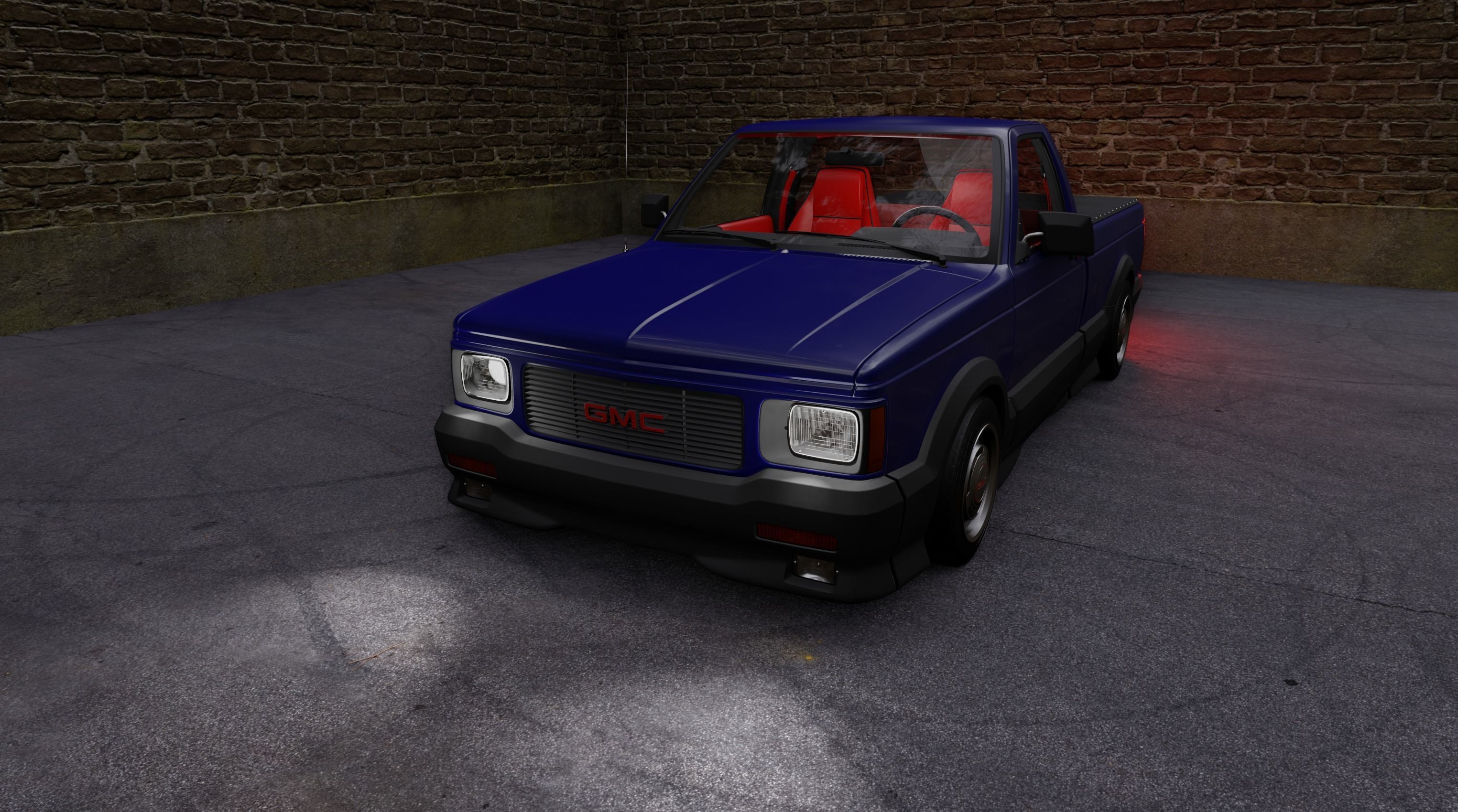 3D model GMC syclone VR / AR / low-poly | CGTrader