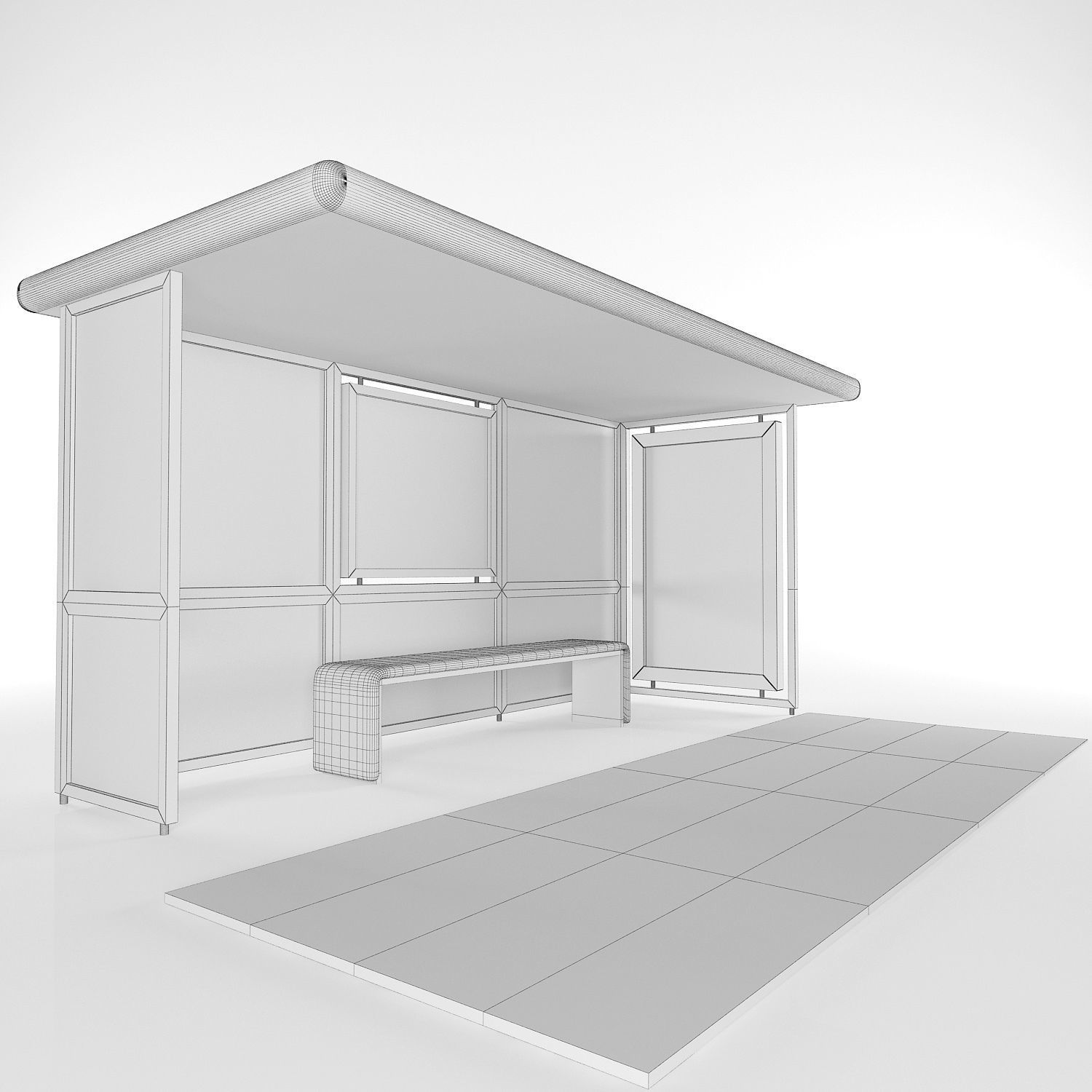 Bus Stop 3D model | CGTrader