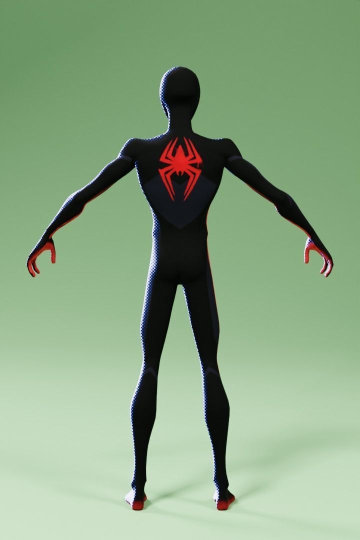 3D model Spider-man Miles morals VR / AR / low-poly | CGTrader