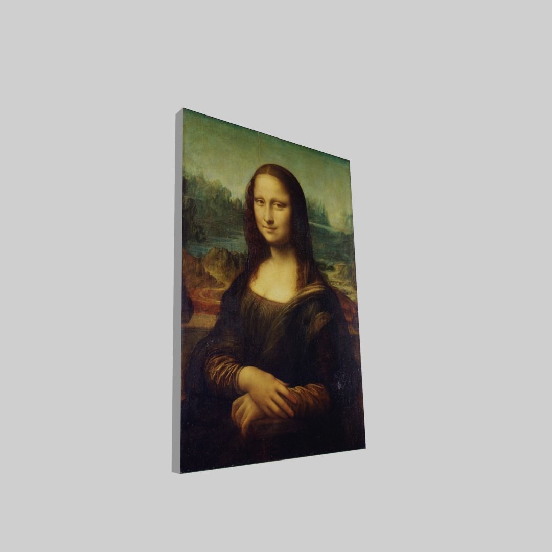 3D model Monalisa painting VR / AR / low-poly | CGTrader