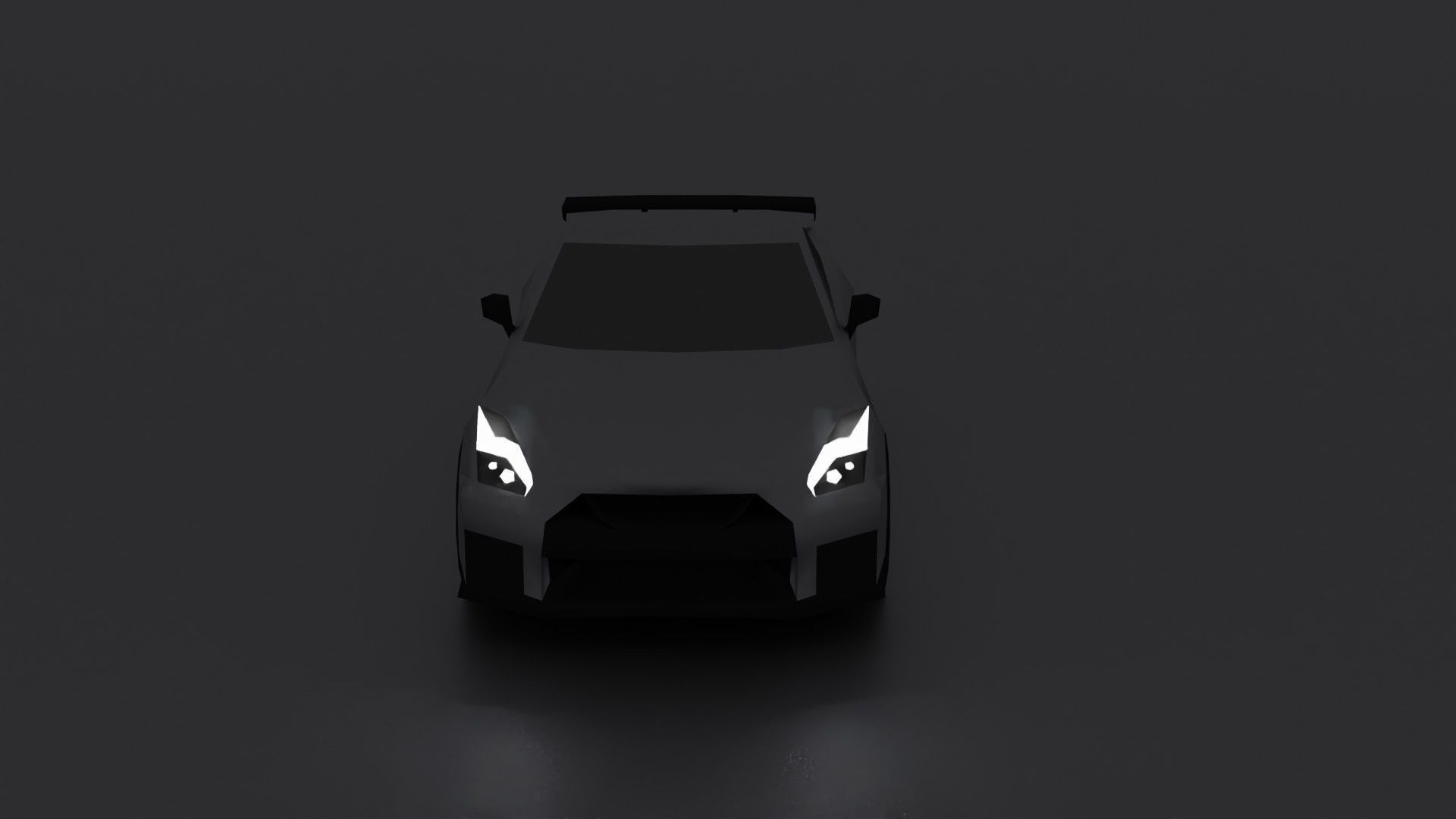 3D model Low-poly 3d Nissan GT-R 2022 VR / AR / low-poly | CGTrader