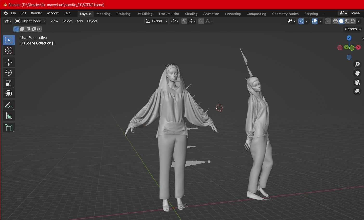 3D model Outfit unisex VR / AR / low-poly | CGTrader