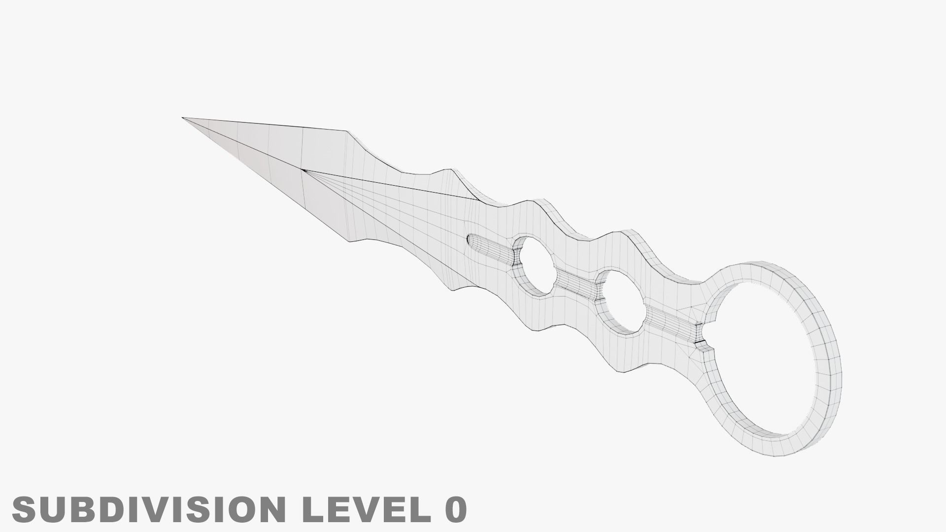 Throwing Knife 3D model | CGTrader