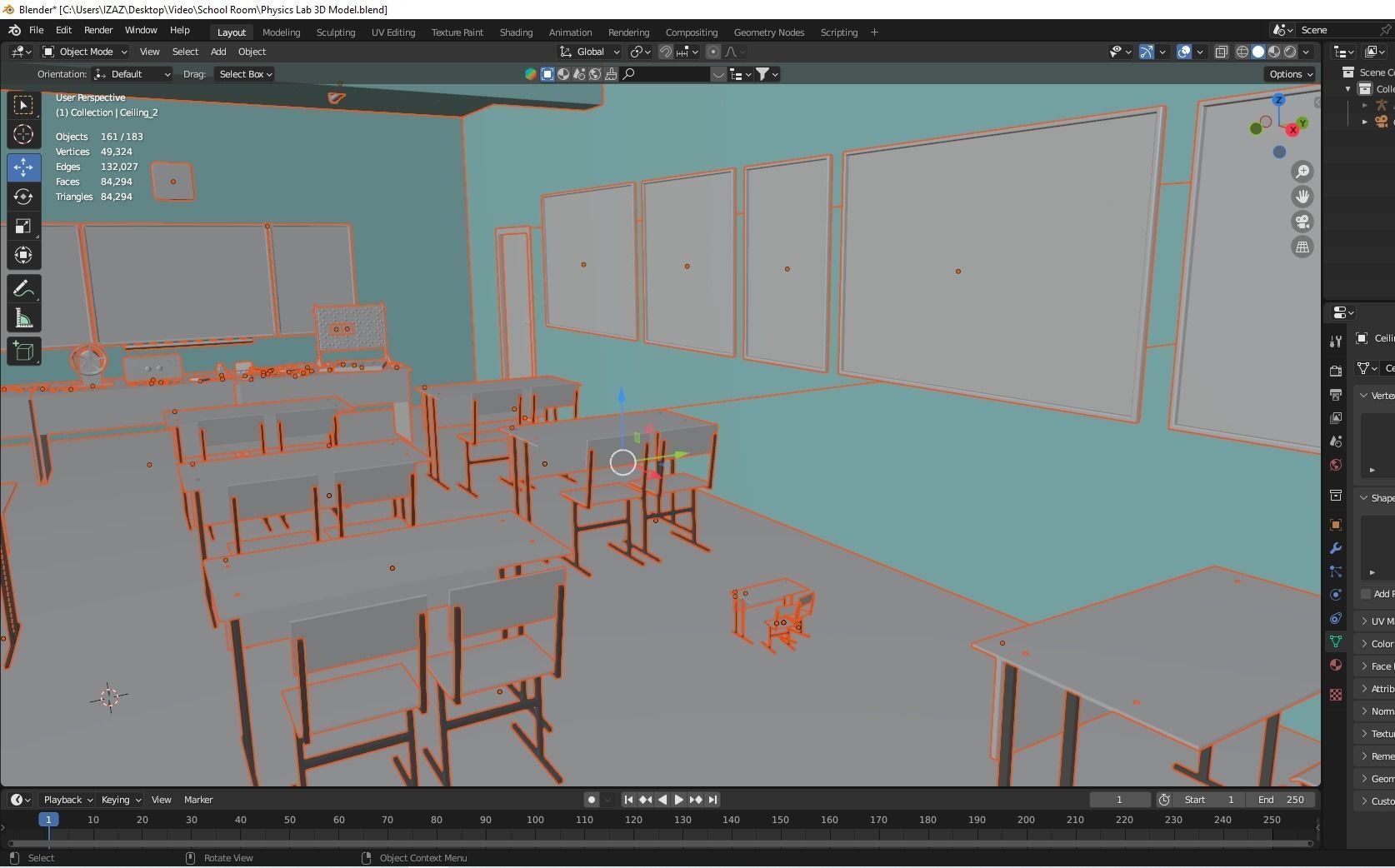 Physics Lab 3D Model 3D model animated rigged | CGTrader
