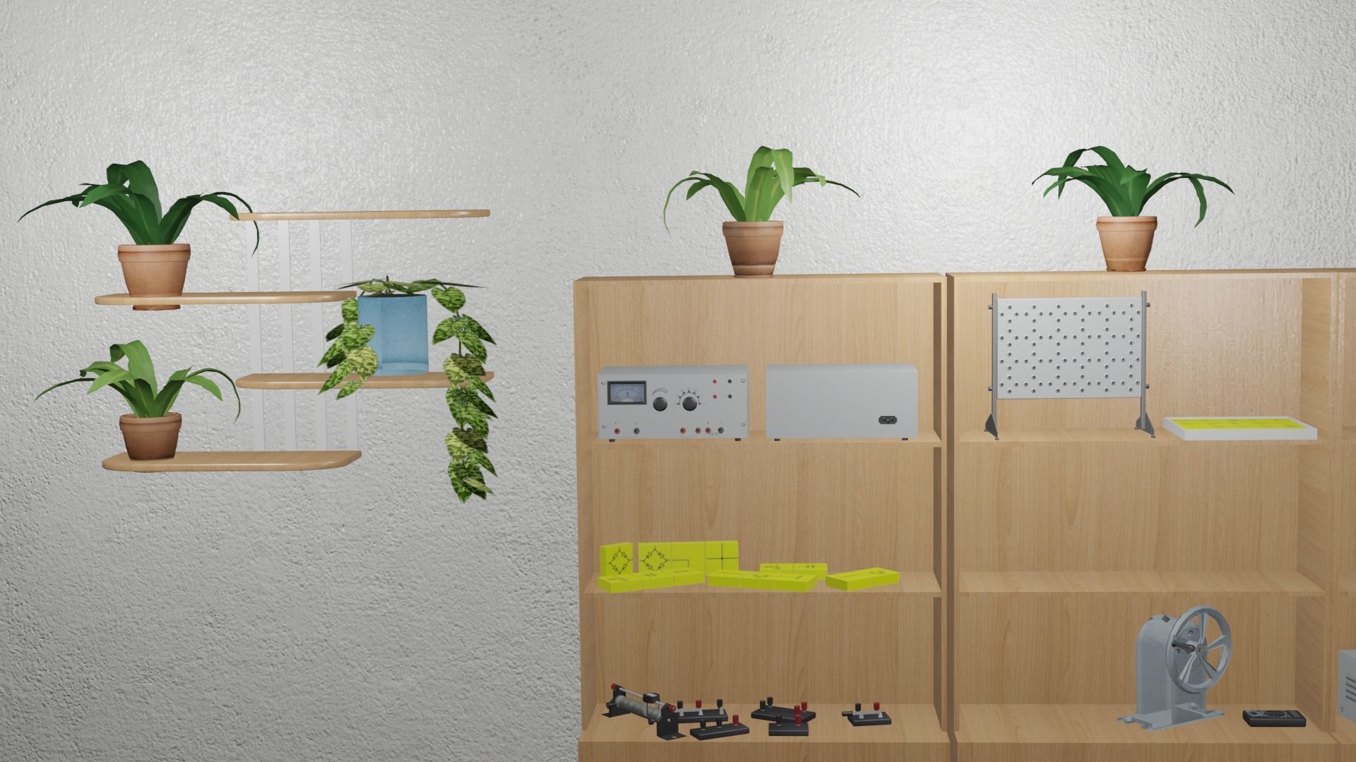 Physics Lab 3D Model 3D model animated rigged | CGTrader