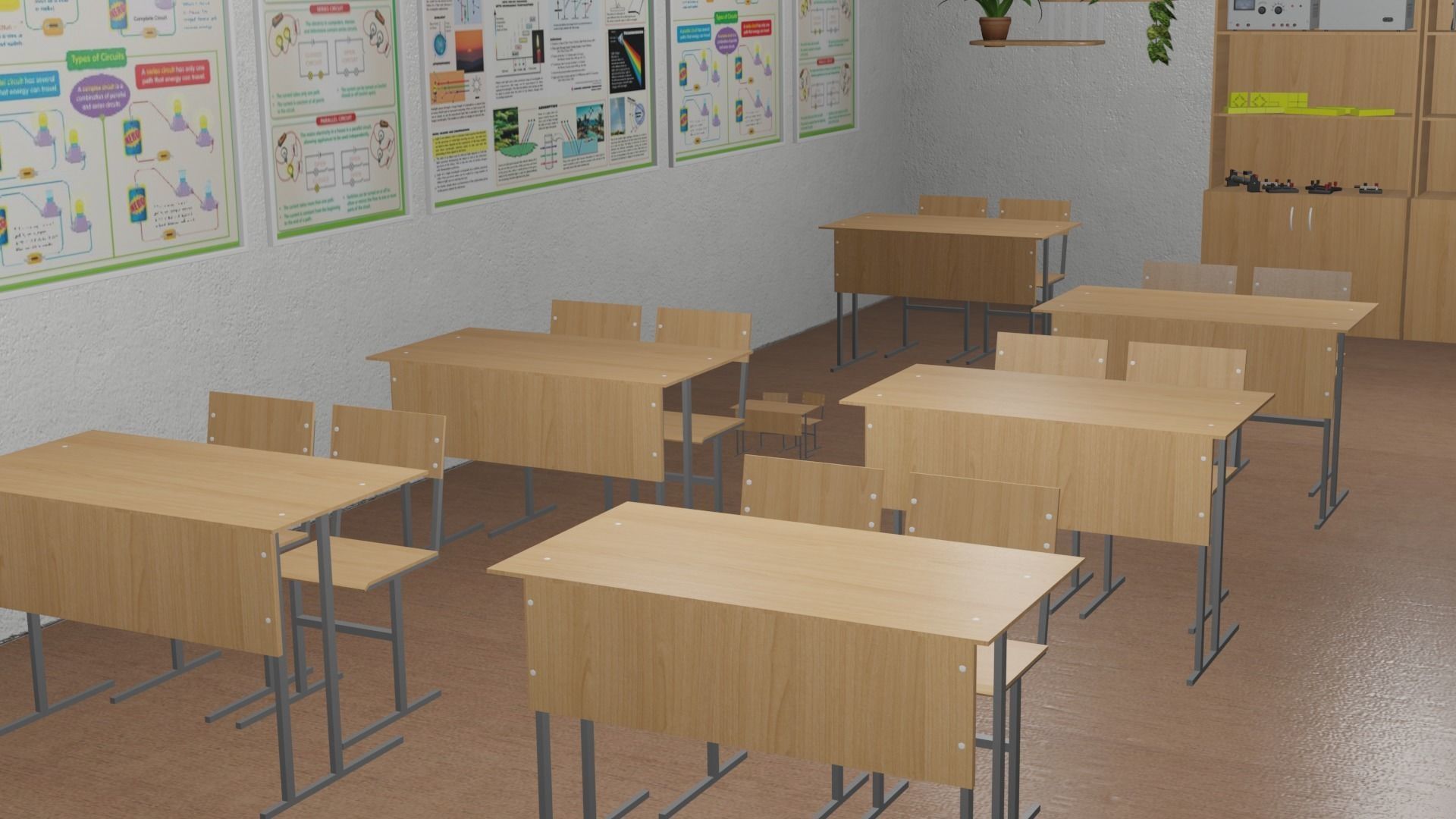 Physics Lab 3D Model 3D model animated rigged | CGTrader