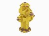 Voxel Yellow Fire Hydrant 3D model | CGTrader
