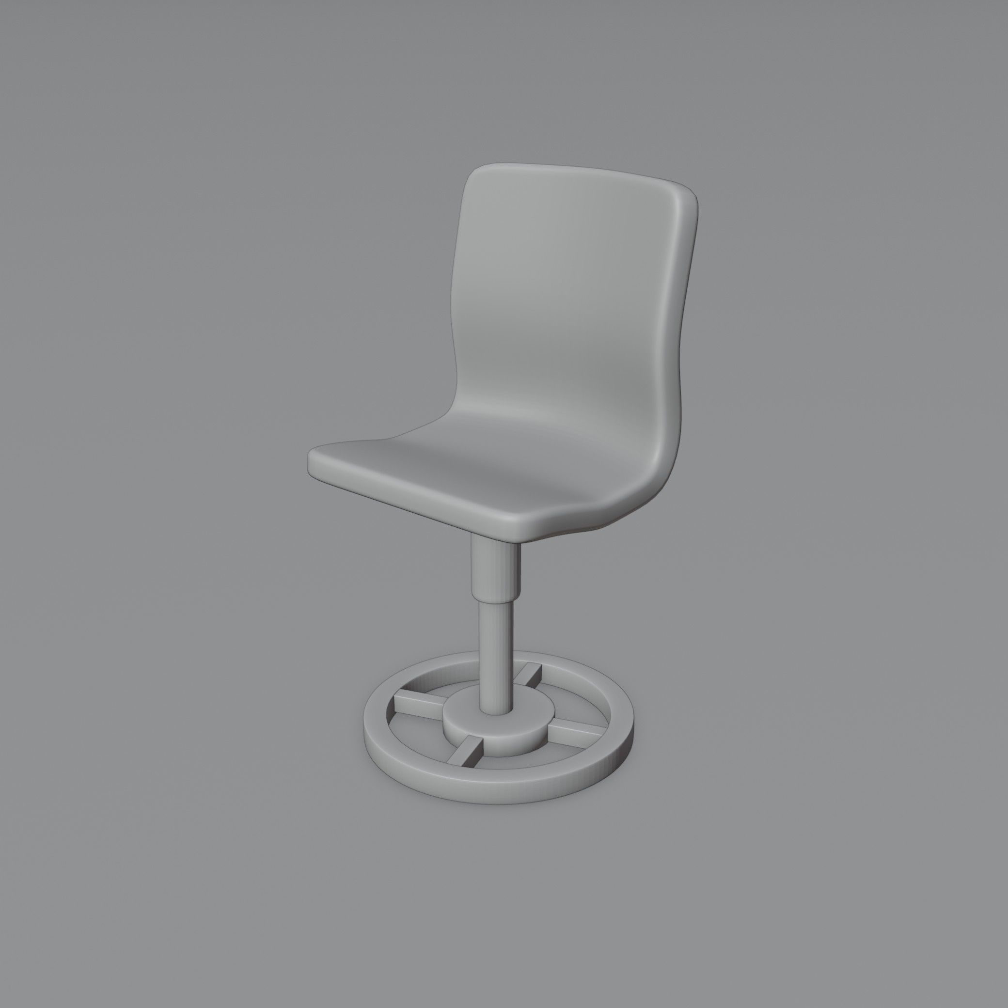 3D model Low Poly Chair 001 VR / AR / low-poly | CGTrader