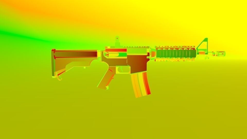 3D model M416 Gun 3D Model VR / AR / low-poly | CGTrader