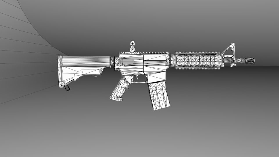 3D model M416 Gun 3D Model VR / AR / low-poly | CGTrader
