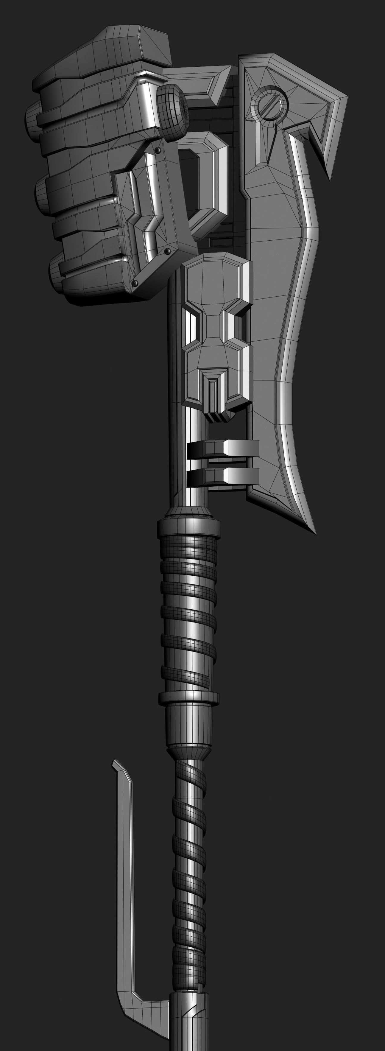 3D model HALO 3 Gravity Hammer VR / AR / low-poly | CGTrader