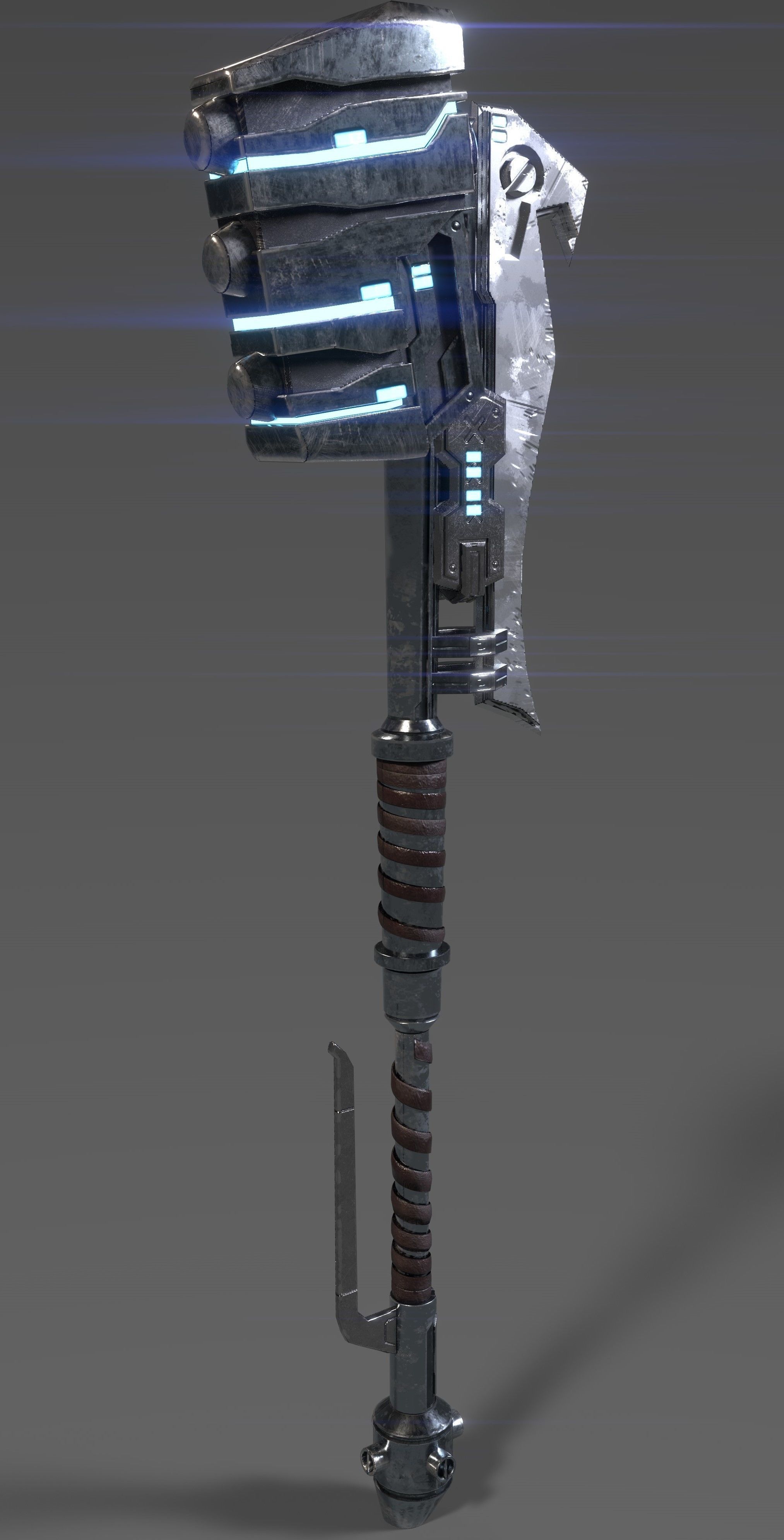 3D model HALO 3 Gravity Hammer VR / AR / low-poly | CGTrader