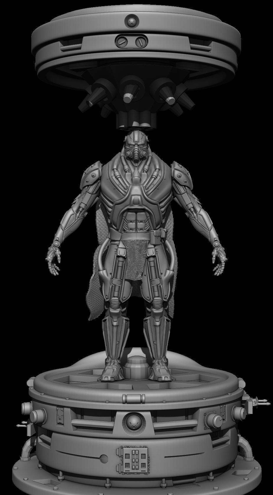 Cyborg Merc 3D model | CGTrader