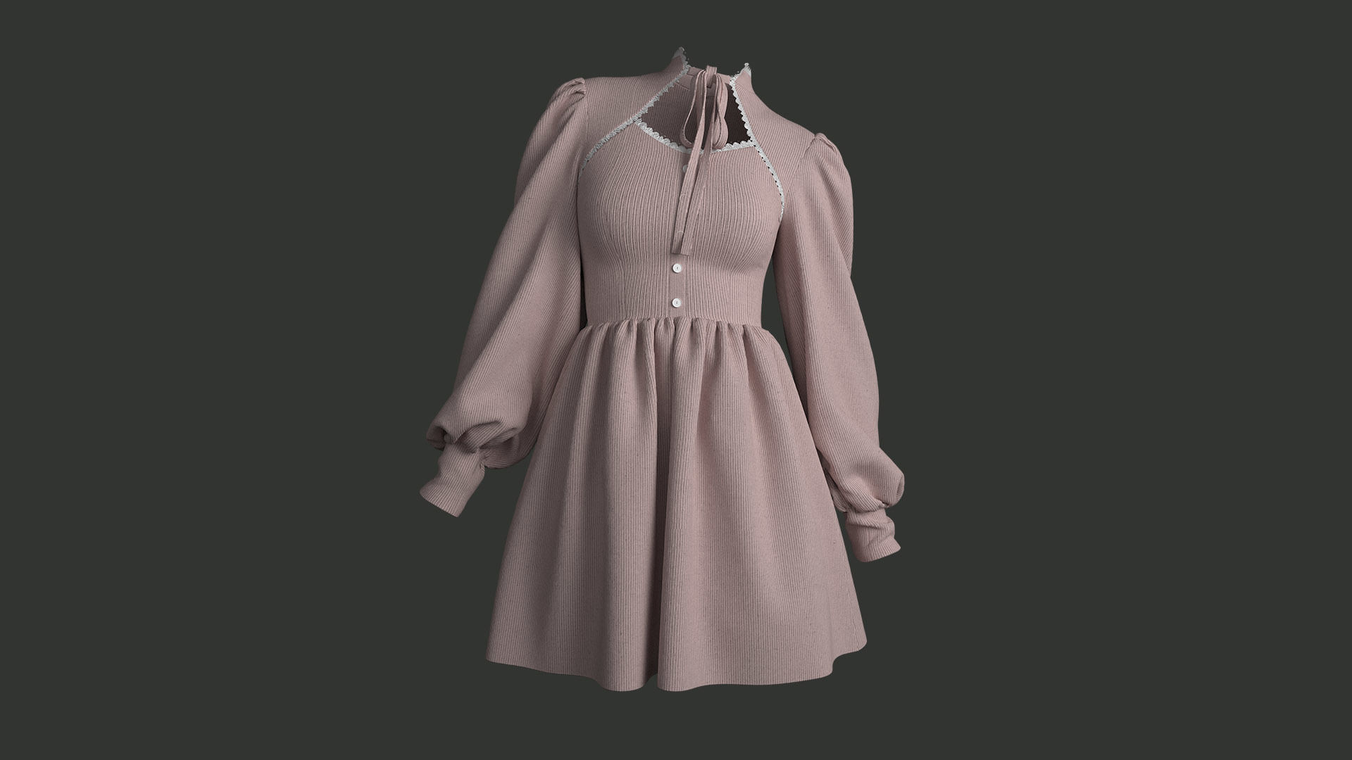 3 Female Dress vol02 3D model | CGTrader